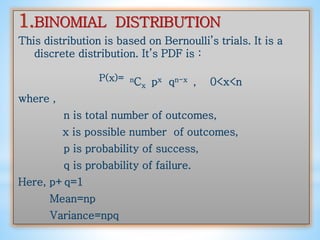 Probability Distribution | PPTX | Physics | Science
