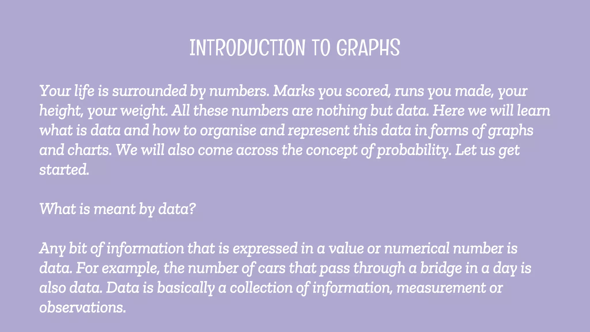 data handling class 8 | PPTX
