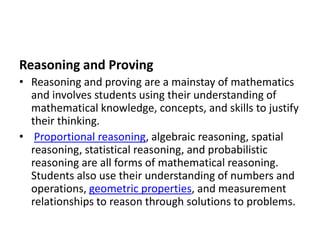 MATHEMATICAL PROCESSES | PPT