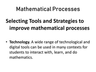mathematical process | PPTX