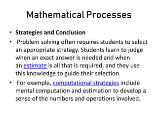 mathematical process | PPTX