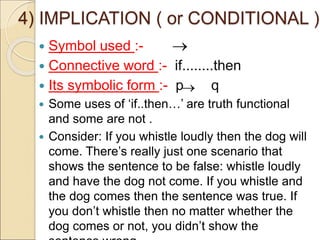 Maths P.P.T. Connectives | PPT