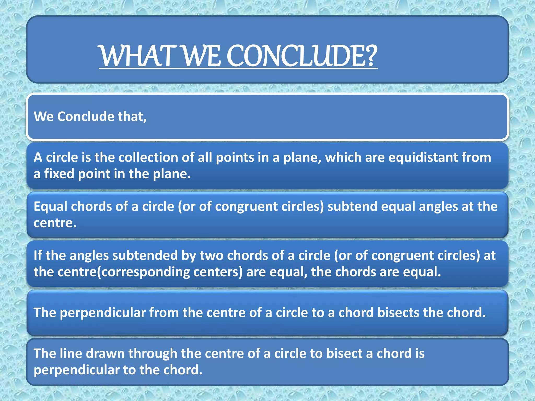 Maths Circle PPT Class10 | PPTX