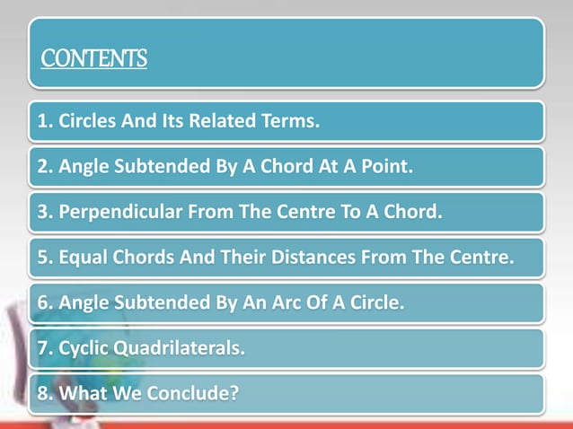 Maths Circle PPT Class10 | PPTX
