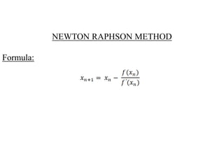 Numerical Method | PPSX