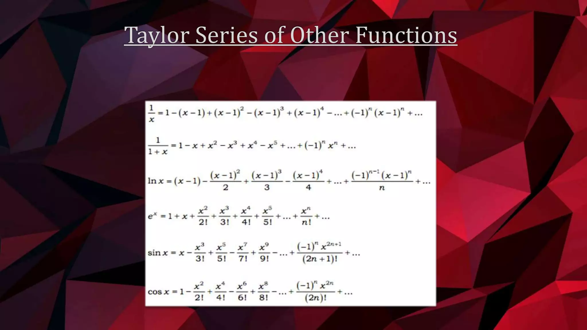 Taylor Series Expansion of Log(1+x) | PPTX