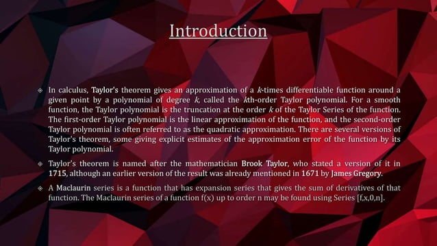 Taylor Series Expansion of Log(1+x) | PPTX
