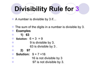 Divisibility test of 3, 4, 9, and divisibility rule..pptx