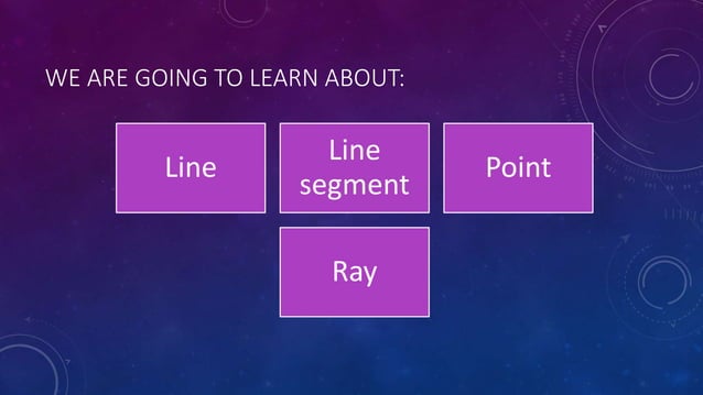 Maths ppt line, line segment, point and ray (1) | PPSX