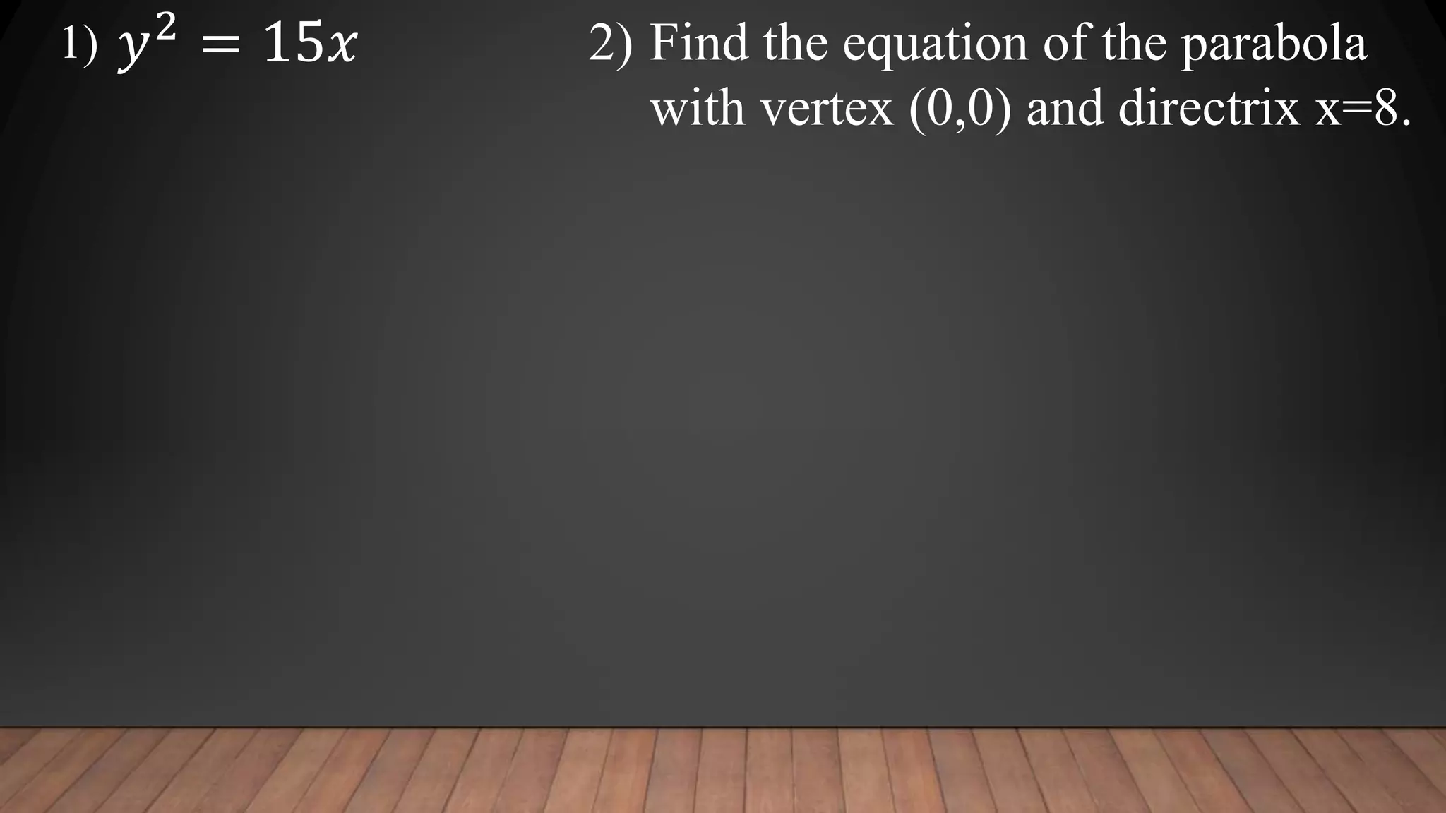 Maths PPT on parabola Class 11.pptx