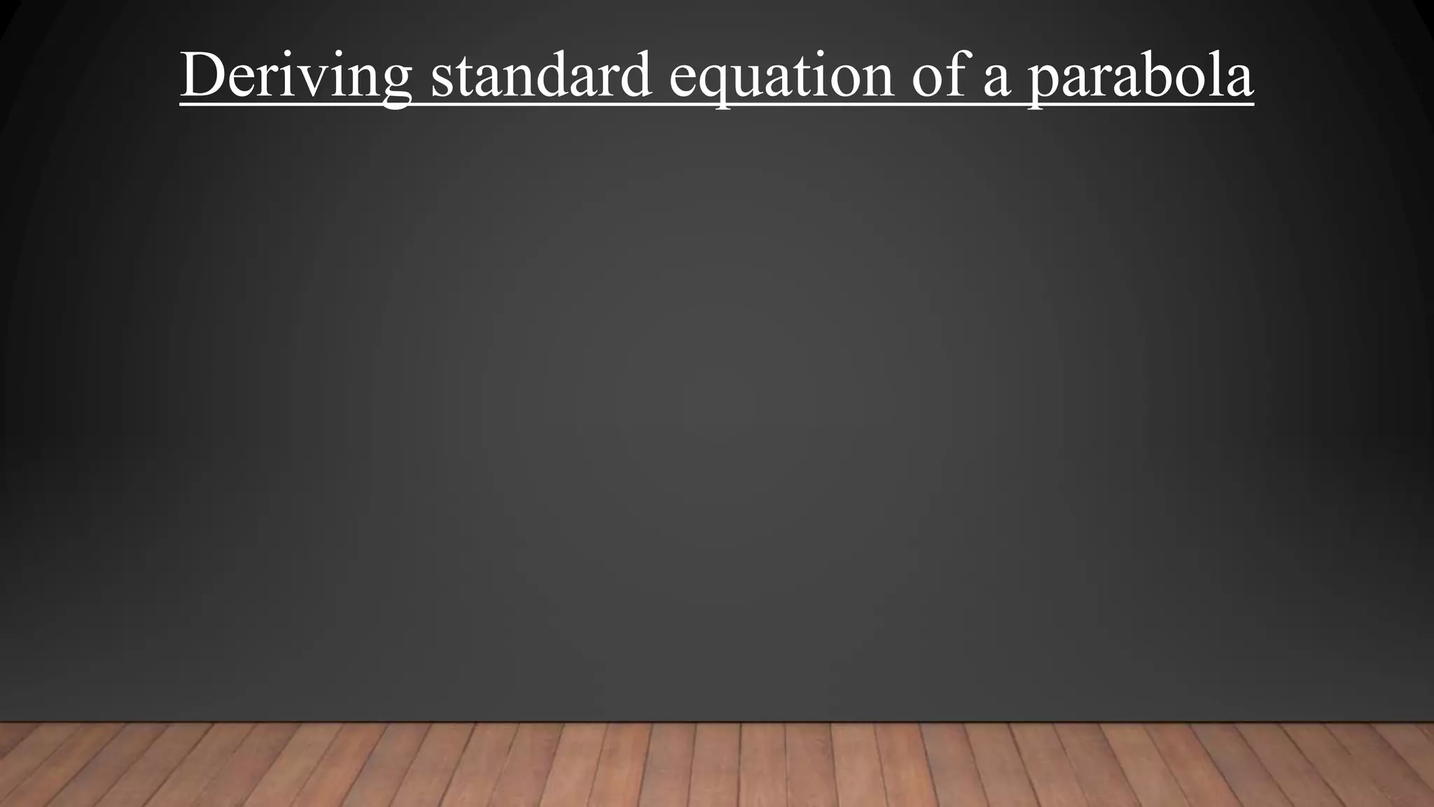 Maths PPT on parabola Class 11.pptx