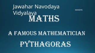 maths ppt on Srinivasn Ramanujam indian mathematics .pptx | Science