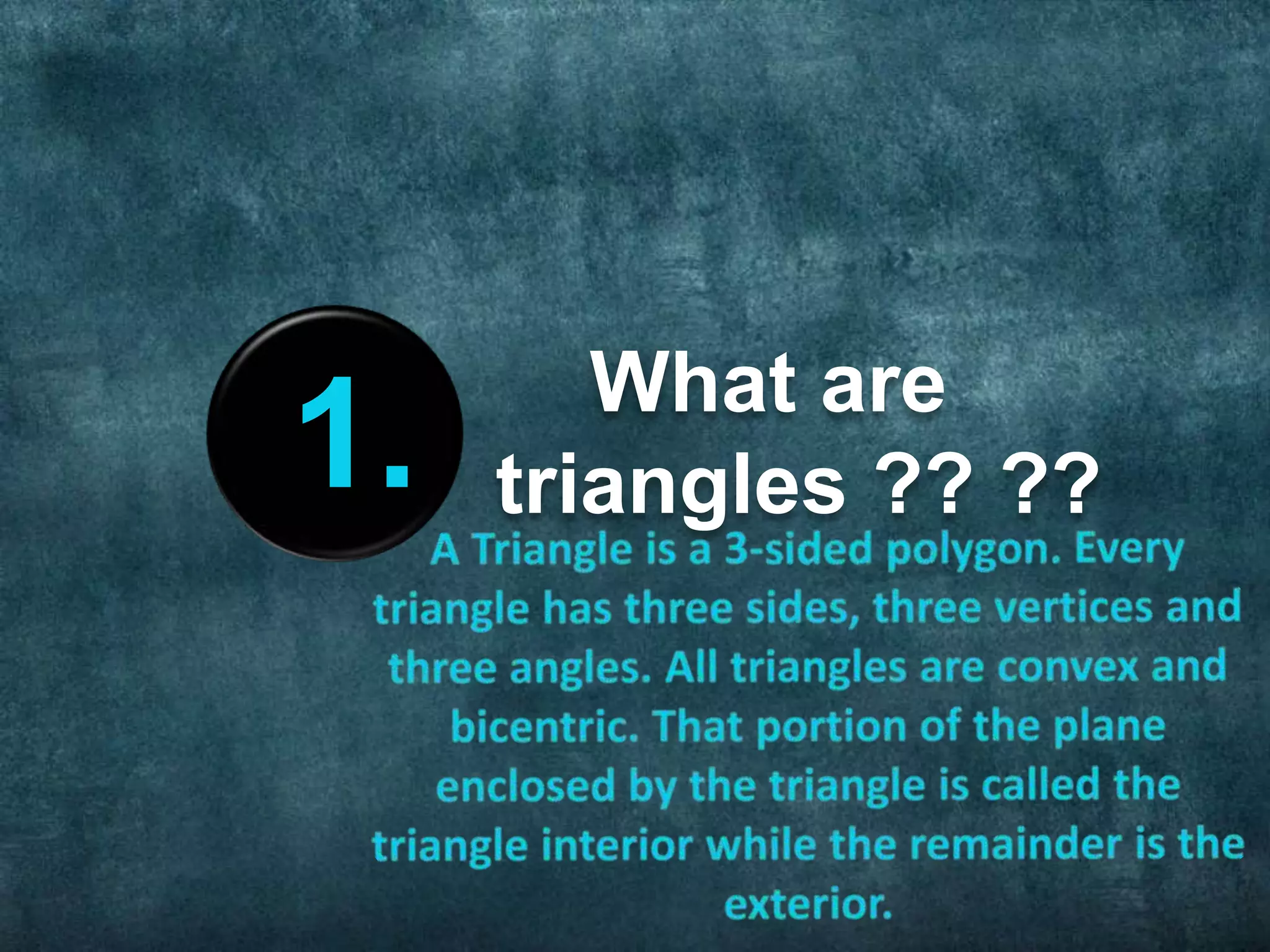Math's ppt on triangles | PPTX