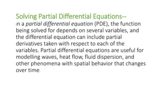 Maths ppt partial diffrentian eqn | PPT