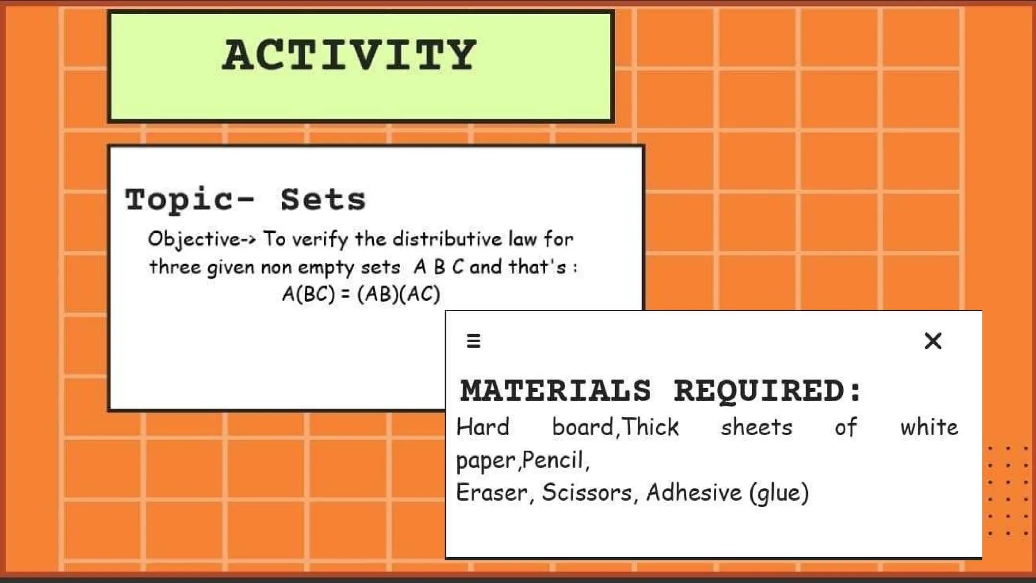 Chapter - 1 sets mathematics class 12 pptx | PPTX