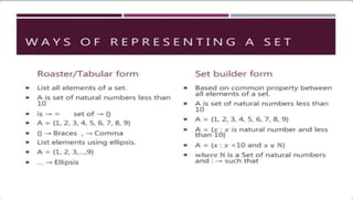 Chapter - 1 sets mathematics class 12 pptx | PPT