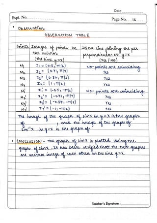 Maths practical file (class 12) | PDF