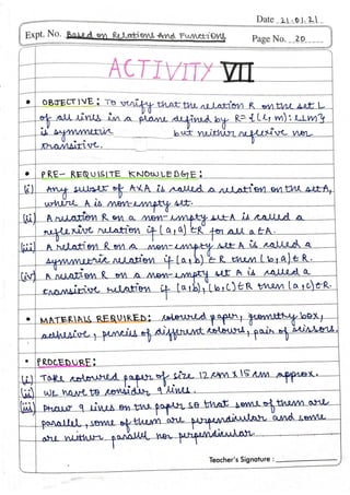 Maths practical file (class 12) | PDF