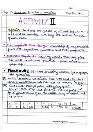 Maths practical file (class 12) | PDF