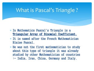 Maths presentation | PPTX