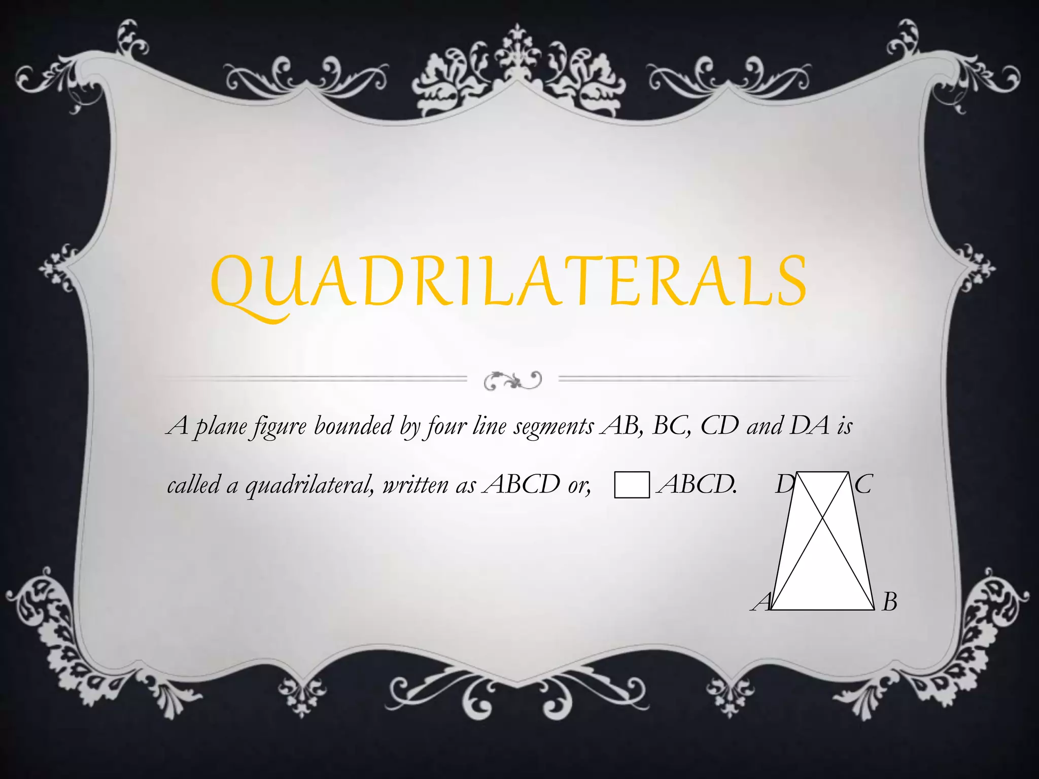 Quadrilaterals & Parallelograms | PPTX