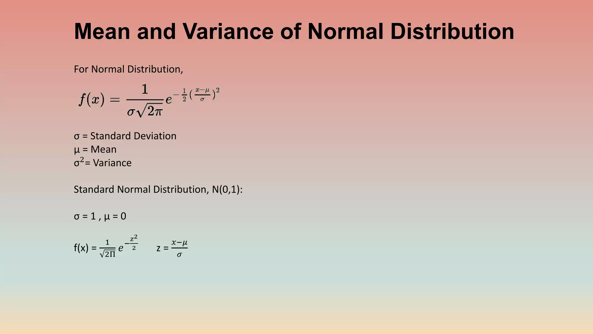 Probability Distribution - Binomial, Exponential and Normal | PPT
