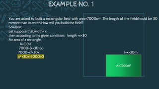 Solution of all math equations and square method | PPTX | Physics | Science