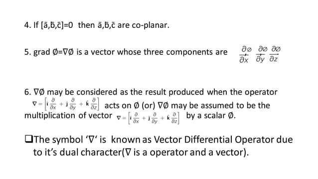 Directional Derivatives Vector Differenciation Pdf