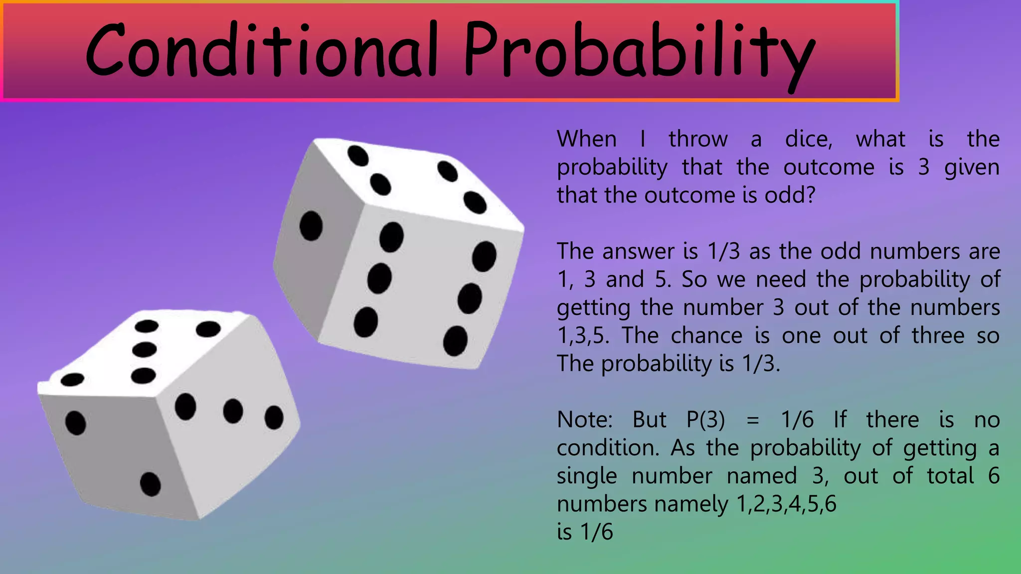 Maths Class 12 Probability Project Presentation | PDF