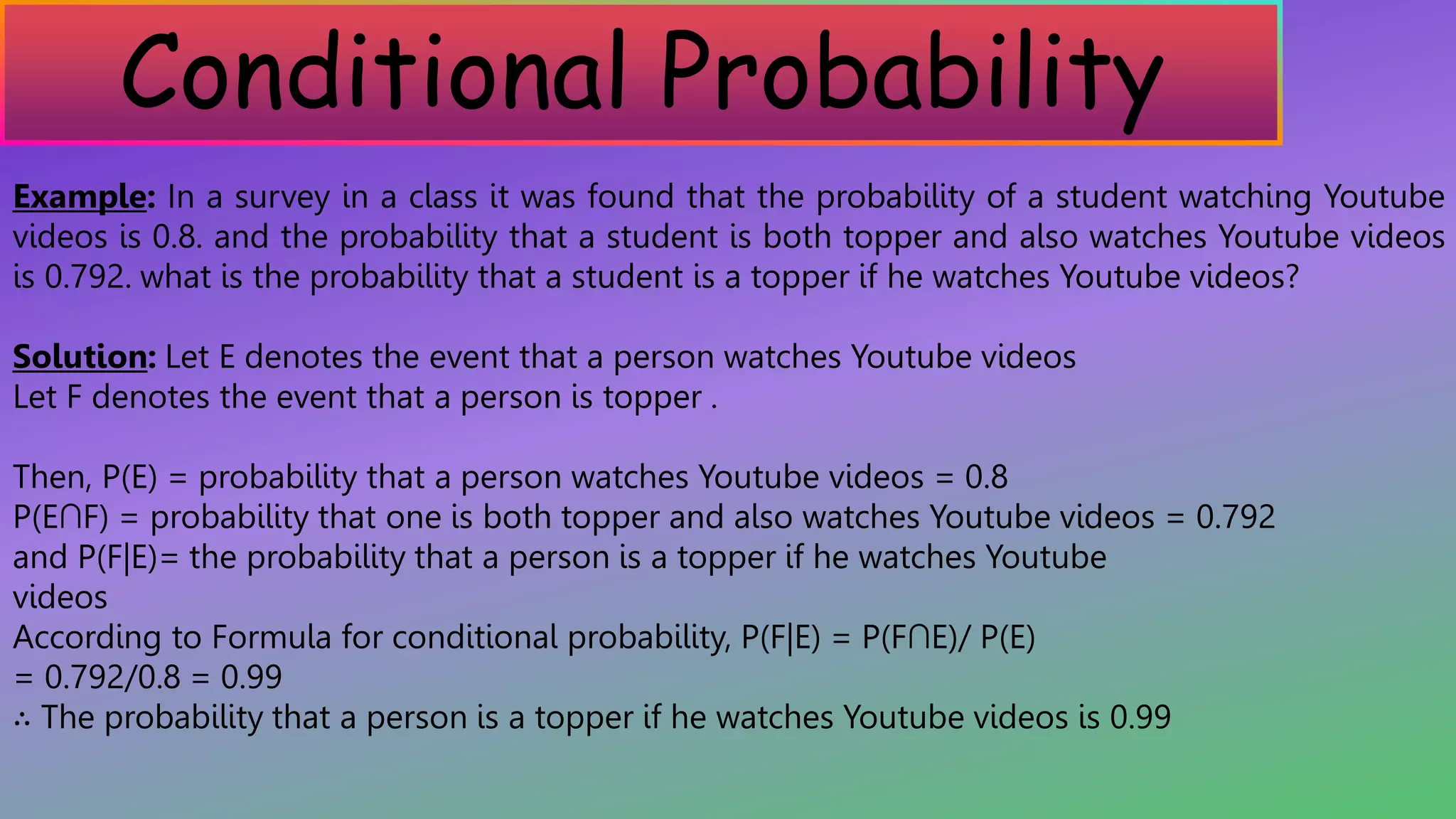 Maths Class 12 Probability Project Presentation | PDF