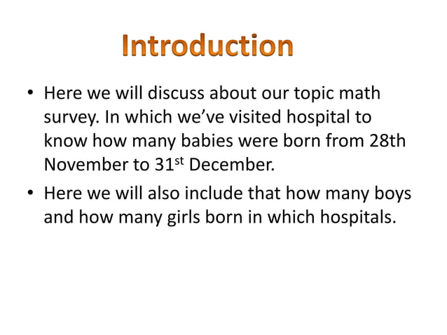 Maths project | PPT
