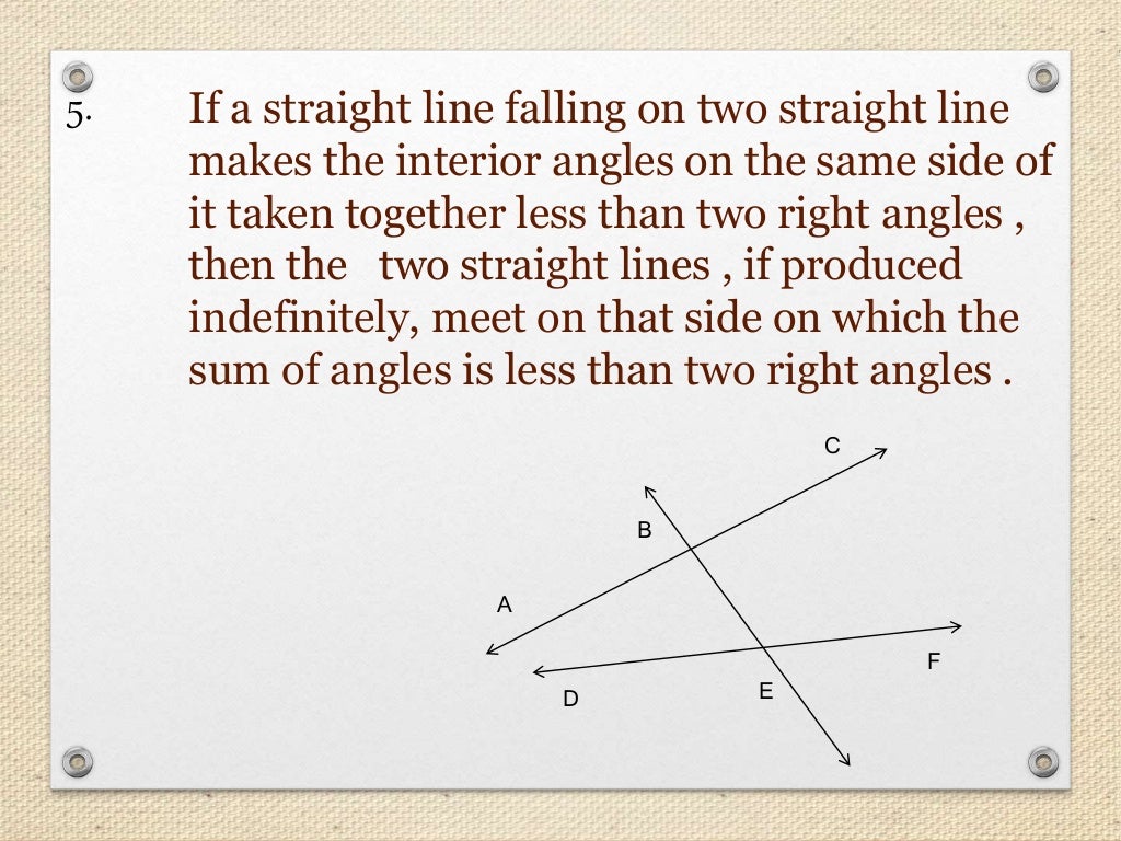 Euclid's Geometry....CLASS 9