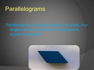 ppt on quadrilaterals | PPTX