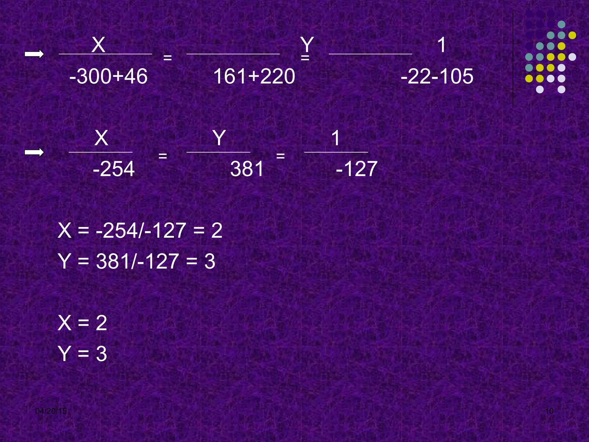 Pair Of Linear Equation In Two Variable Ppt Physics Science