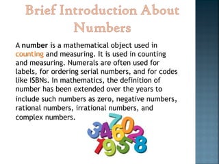 number system school ppt ninth class | PPT