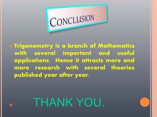 Trigonometry | PPTX