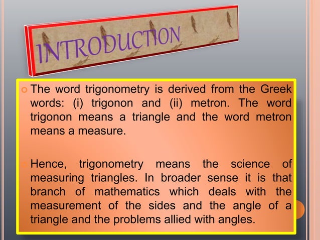 Trigonometry | PPT