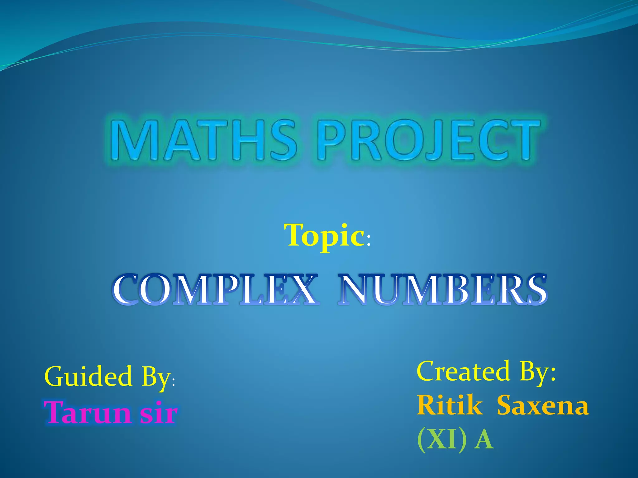 Maths project | PPTX