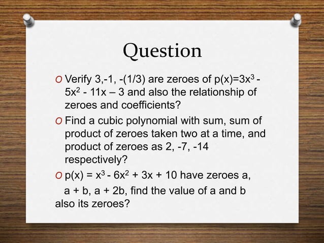 Polynomial- Maths project | PPT