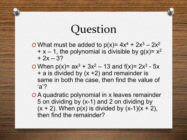 Polynomial- Maths project | PPT