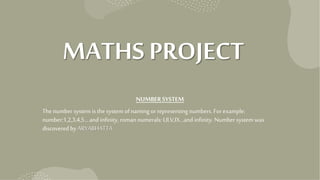 Maths PPT on NUMBER SYSTEM | PPT