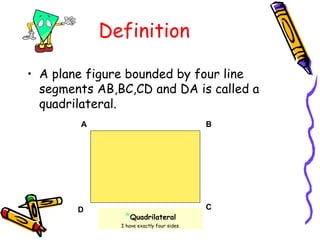 Mathsproject quadrilaterals | PPT