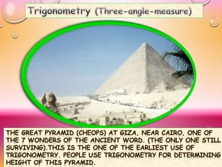 Maths project --some applications of trignometry--class 10 | PPTX