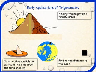 Maths project --some applications of trignometry--class 10 | PPTX