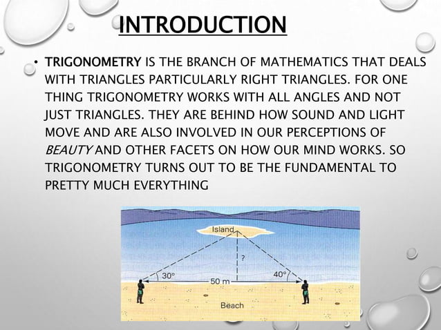 Maths project --some applications of trignometry--class 10 | PPTX