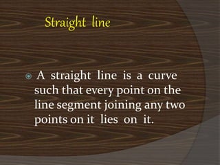 coordinate Geometry straight line | PPTX