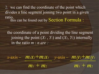 coordinate Geometry straight line | PPTX