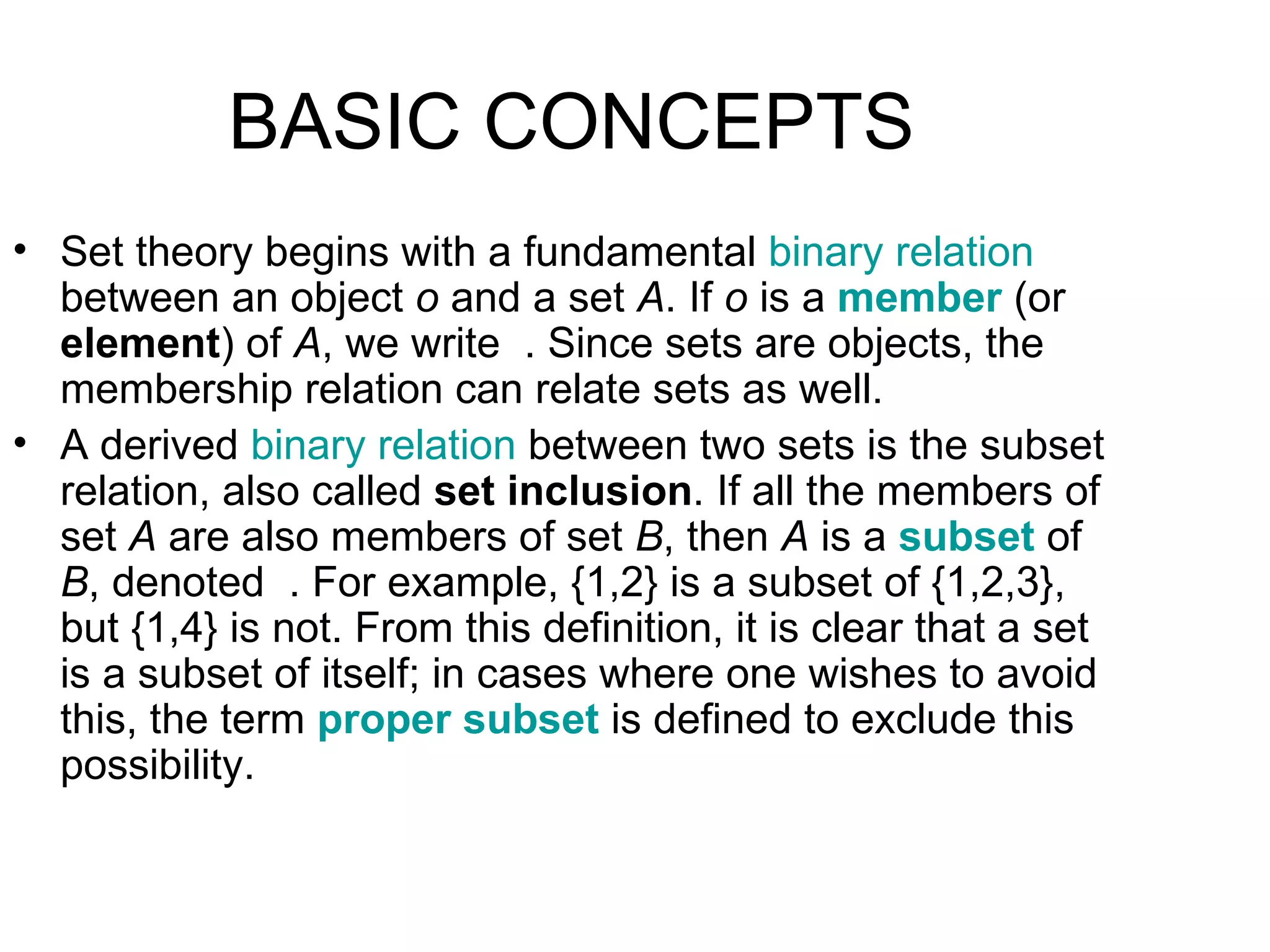 Maths Project on sets | PPT