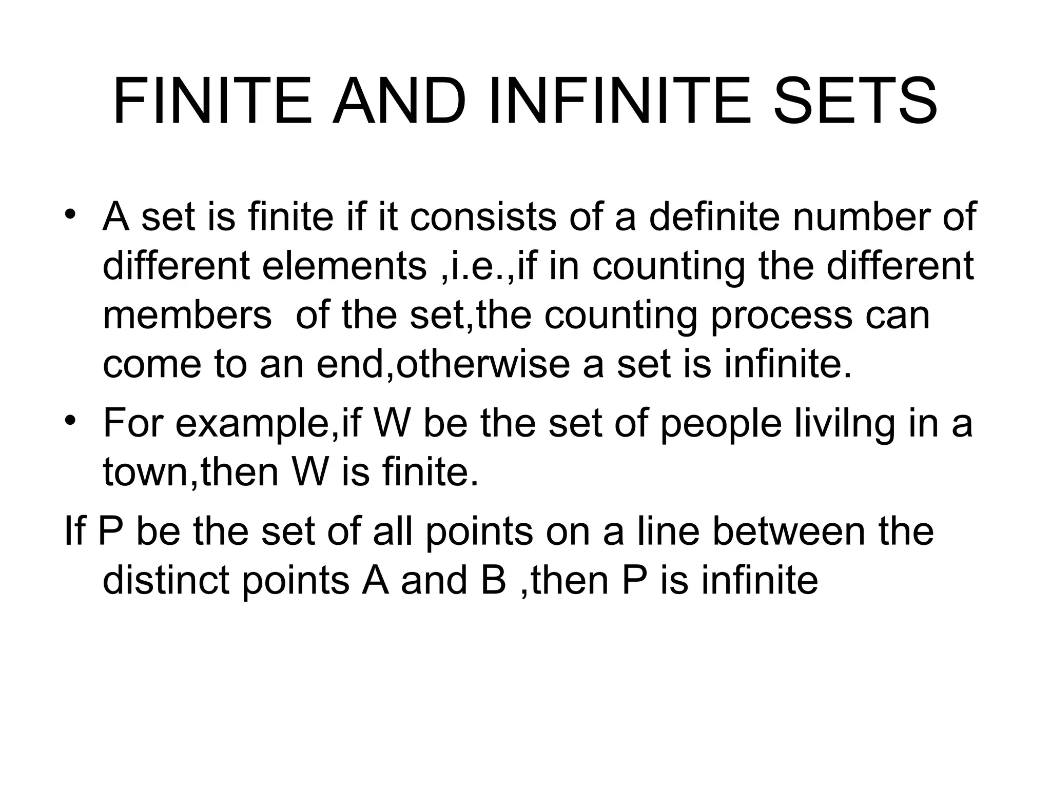 Maths Project on sets | PPT
