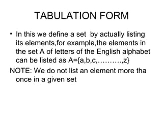Maths Project on sets | PPT